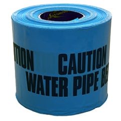 Caution Warning Tape Blue 365Mtr Roll - Water Pipe
